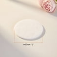 Bambang 100 Count 2 Inch (50mm) Pre Cut White Non-Woven Felt Circles ...