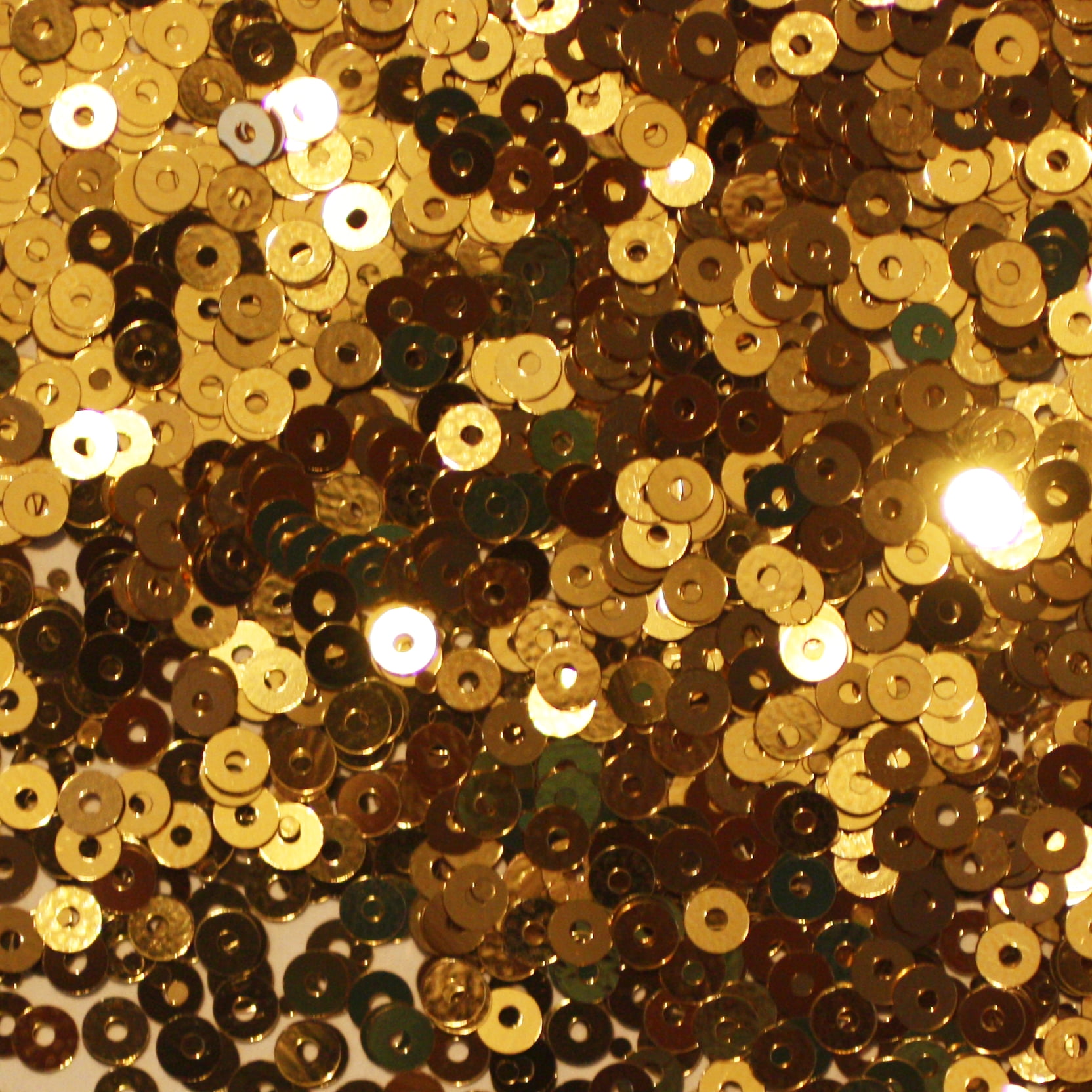 Gold Sequins 3mm Shiny Metallic Made in USA - Walmart.com