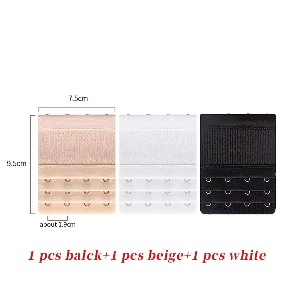 Women's Bra Extenders 1 Hook / 2 Hook / 3 Hook / 4 Hook Stretchy Soft ...