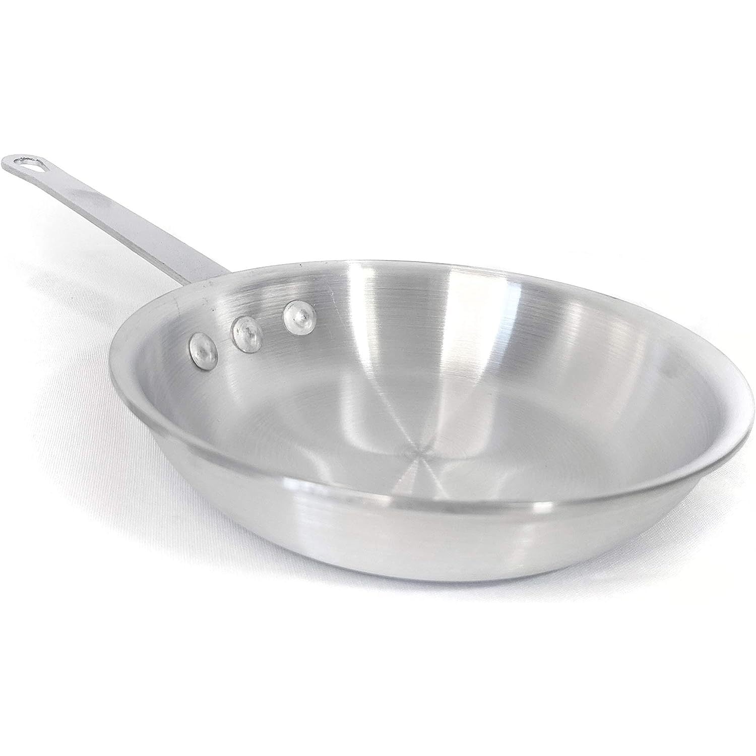 10 Inch Natural Finish Aluminum Frying Pan, Fry Pan, Grade - NSF ...