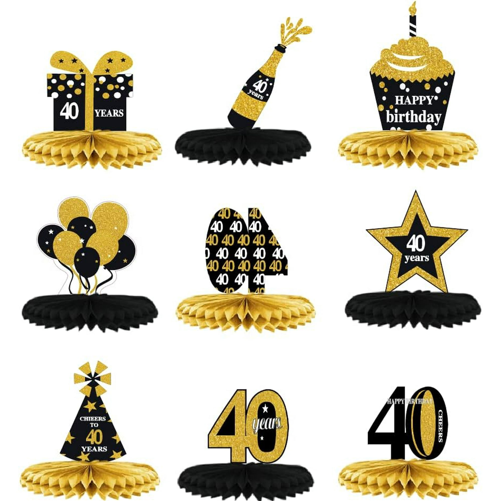 Click here for Gfdyree 40th Birthday Decoration 40th Birthday Cen... prices