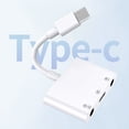 USB C Sound Adapter with Type C 3.5mm Auxs Headphone and Charging ...