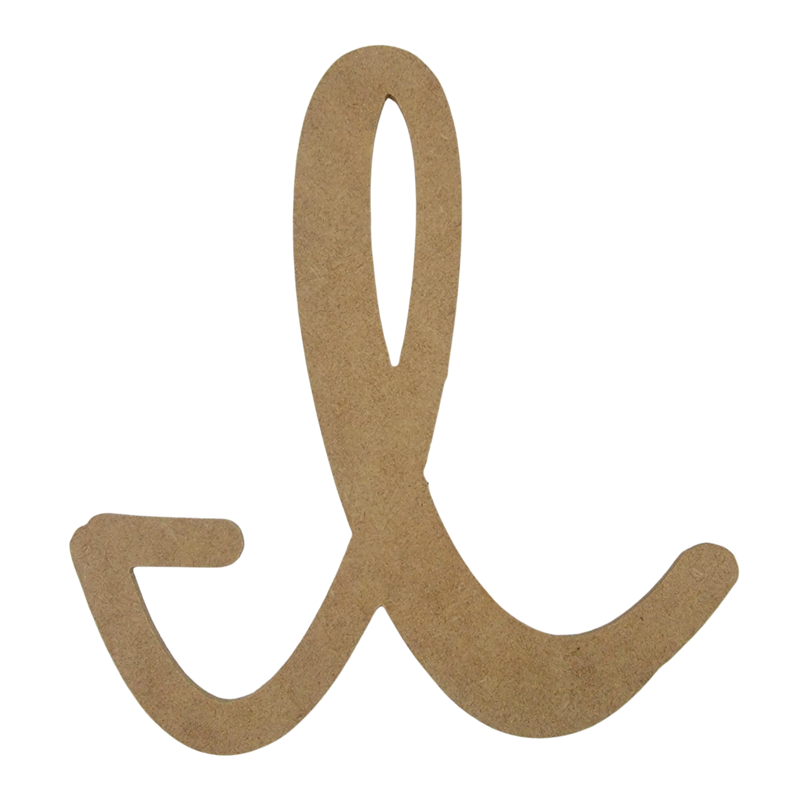 Wooden Letter Unfinished, Colleen Font, Craft Cutout - Walmart.com