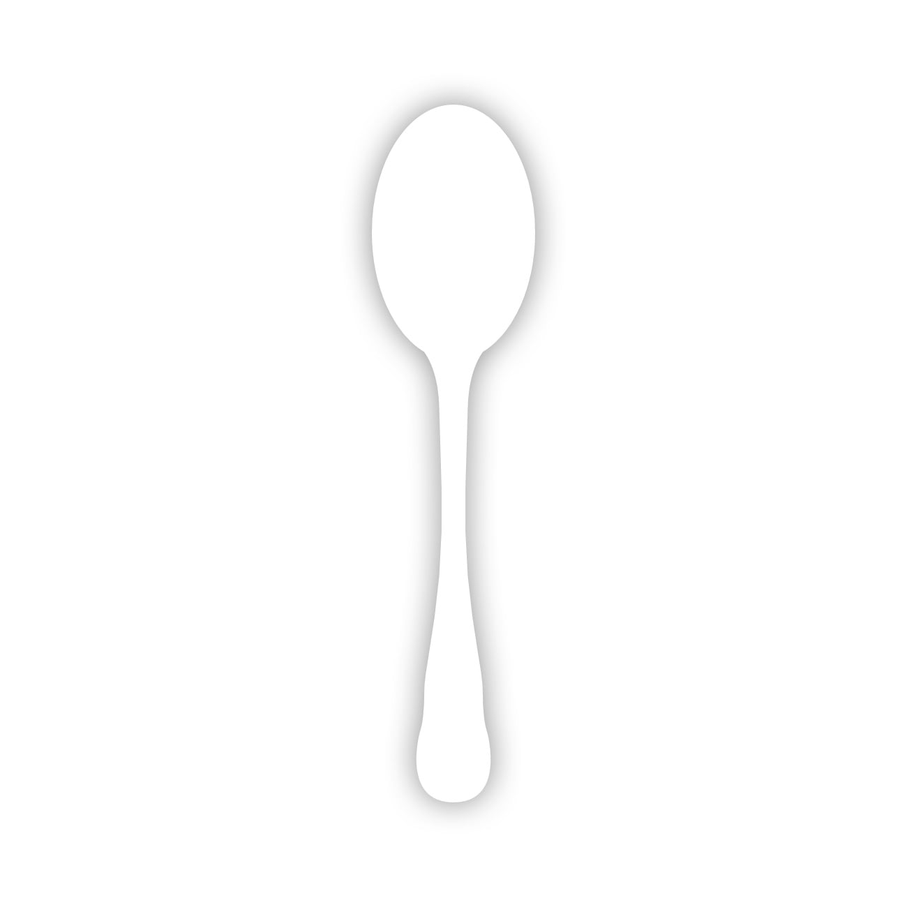 Spoon Sticker Decal Die Cut - Self Adhesive Vinyl - Weatherproof - Made ...