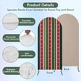 Christmas Arch Backdrop Cover 6.6x3.3 Ft, Spandex Wedding Arch Stand ...