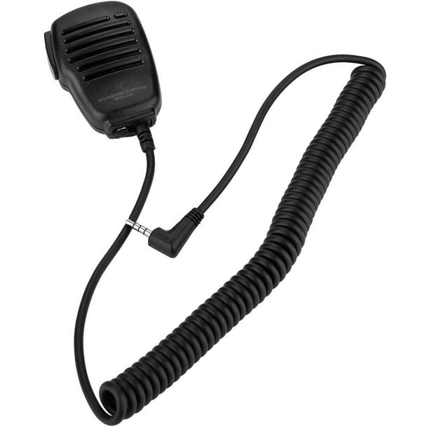 Handheld Speaker Mic,Portable Adjustable 3.5mm Coiled Wire Hand Speaker ...