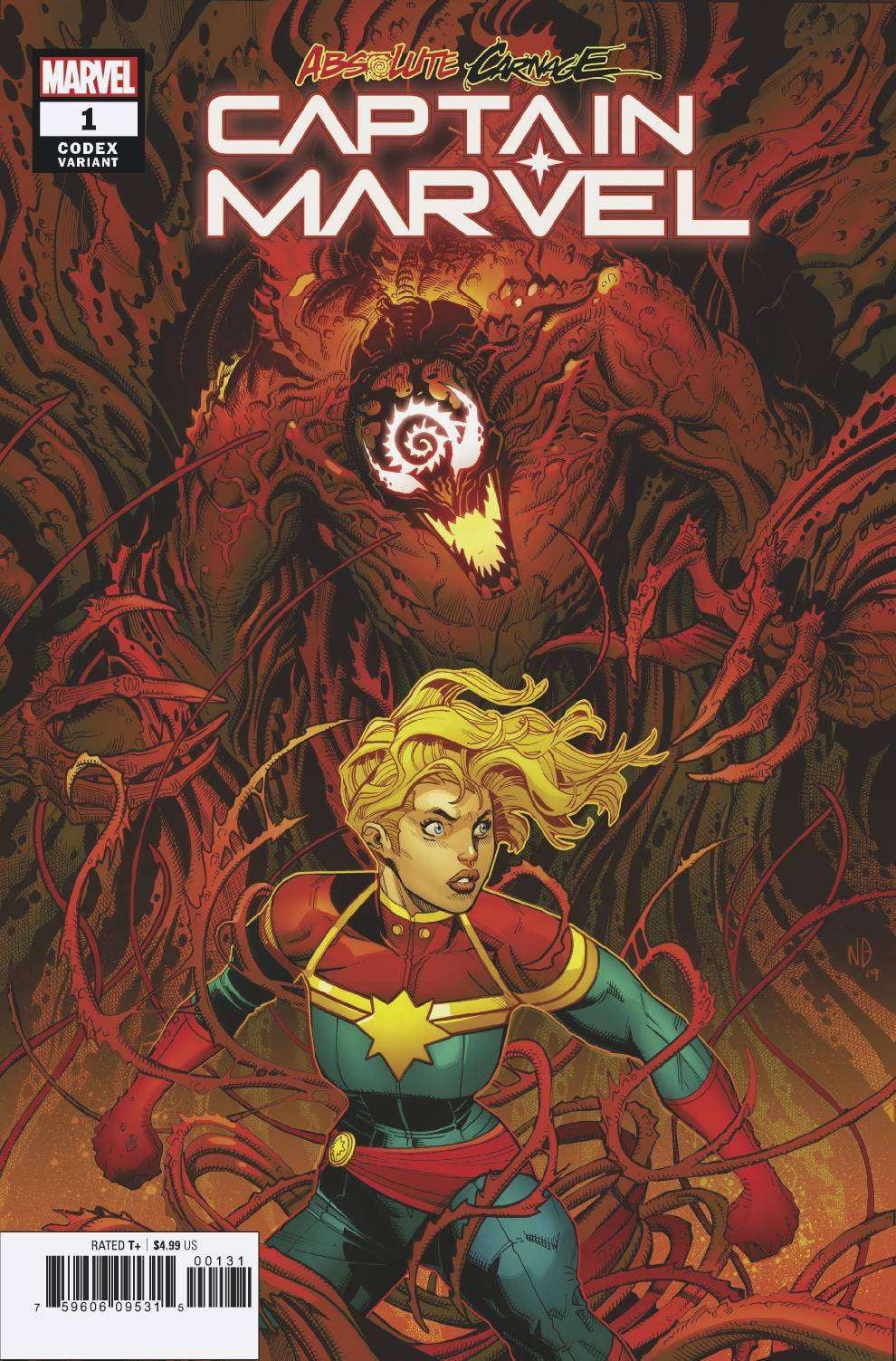 Marvel Comics Absolute Carnage Captain Marvel #1 (Andrea Broccardo ...