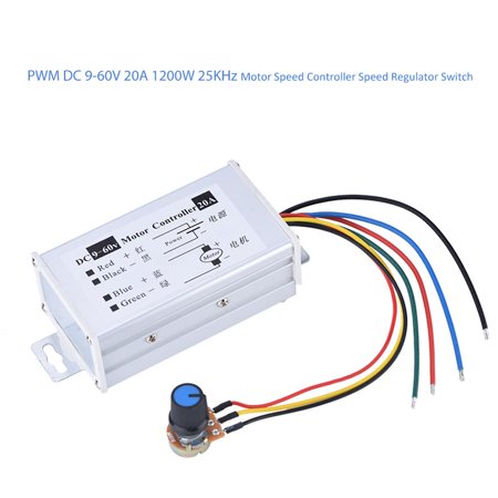 PWM DC 9-60V 20A 1200W 25KHz PWM Speed Regulator Speed Motor Speed DC ...