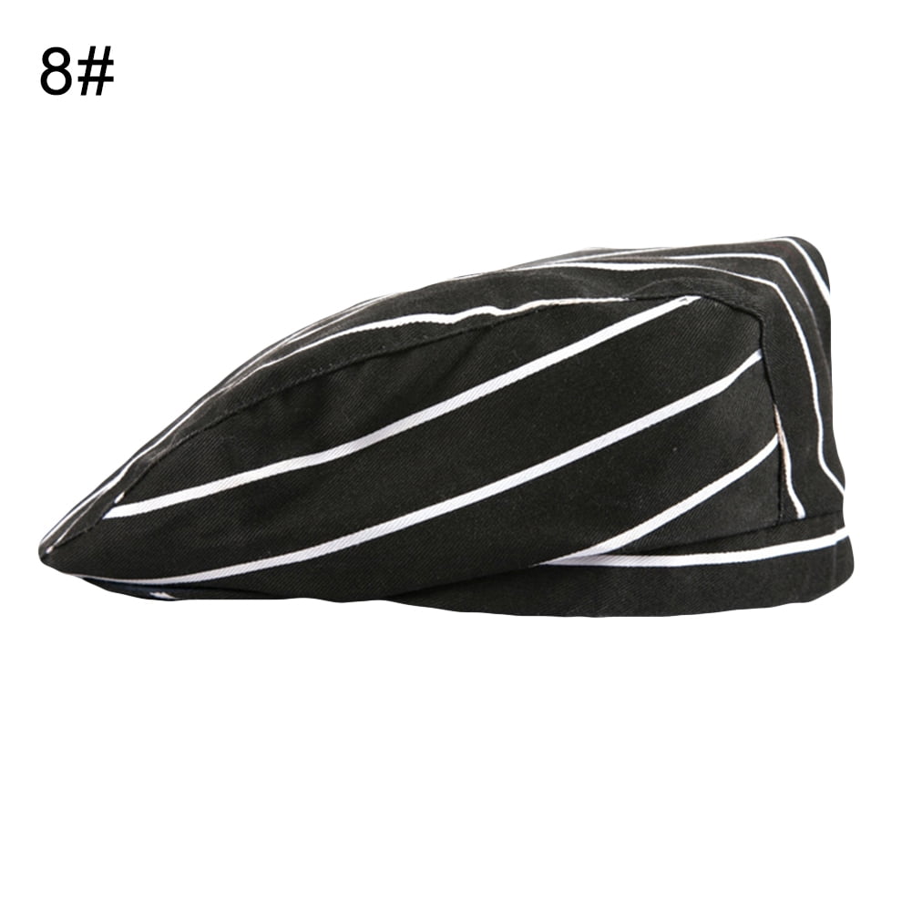 Chef Hat Beret Restaurant Kitchen Cooking Mesh Chef Cap for Women Men ...