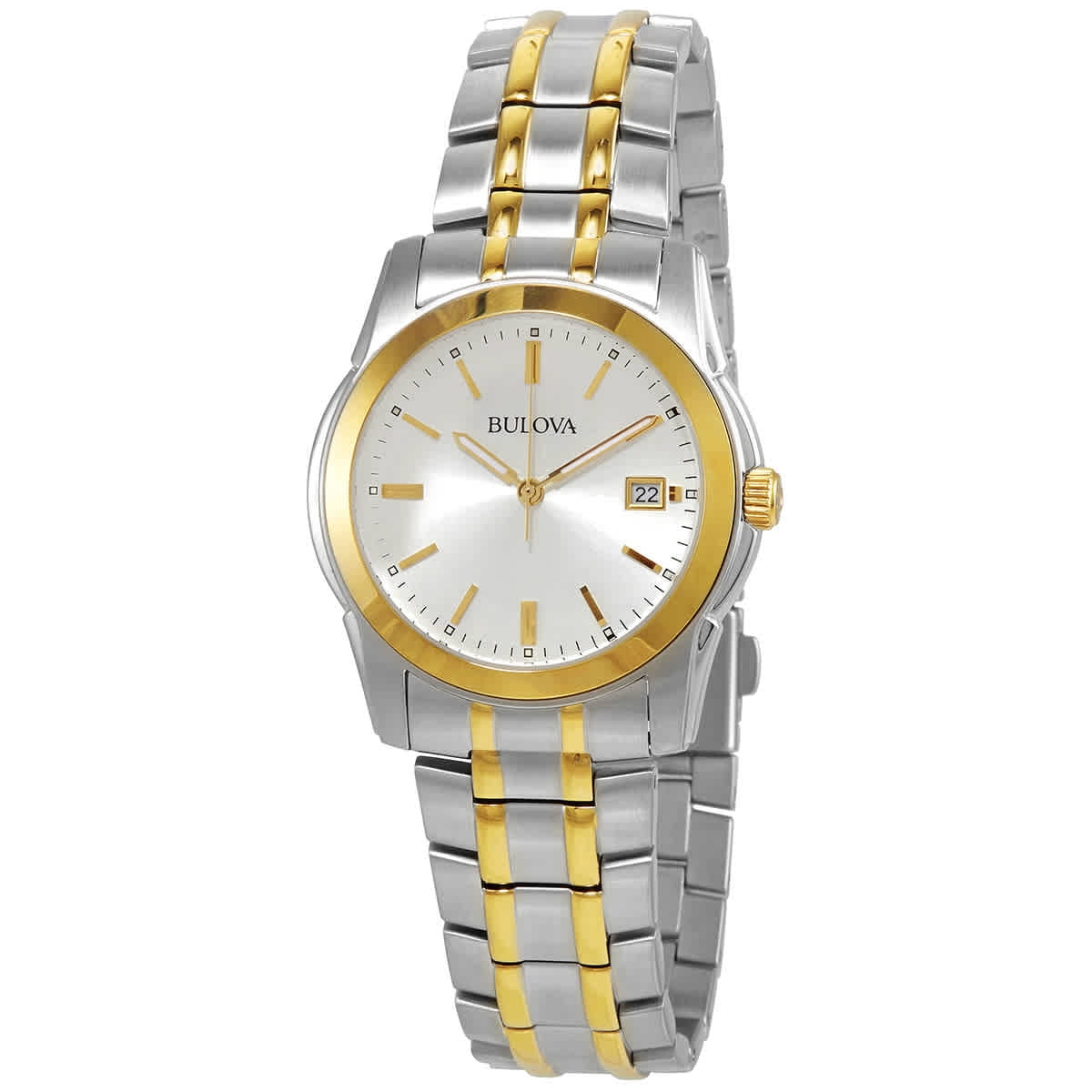 Bulova - Bulova Bracelet Two-tone Men's Watch 98H18 - Walmart.com ...