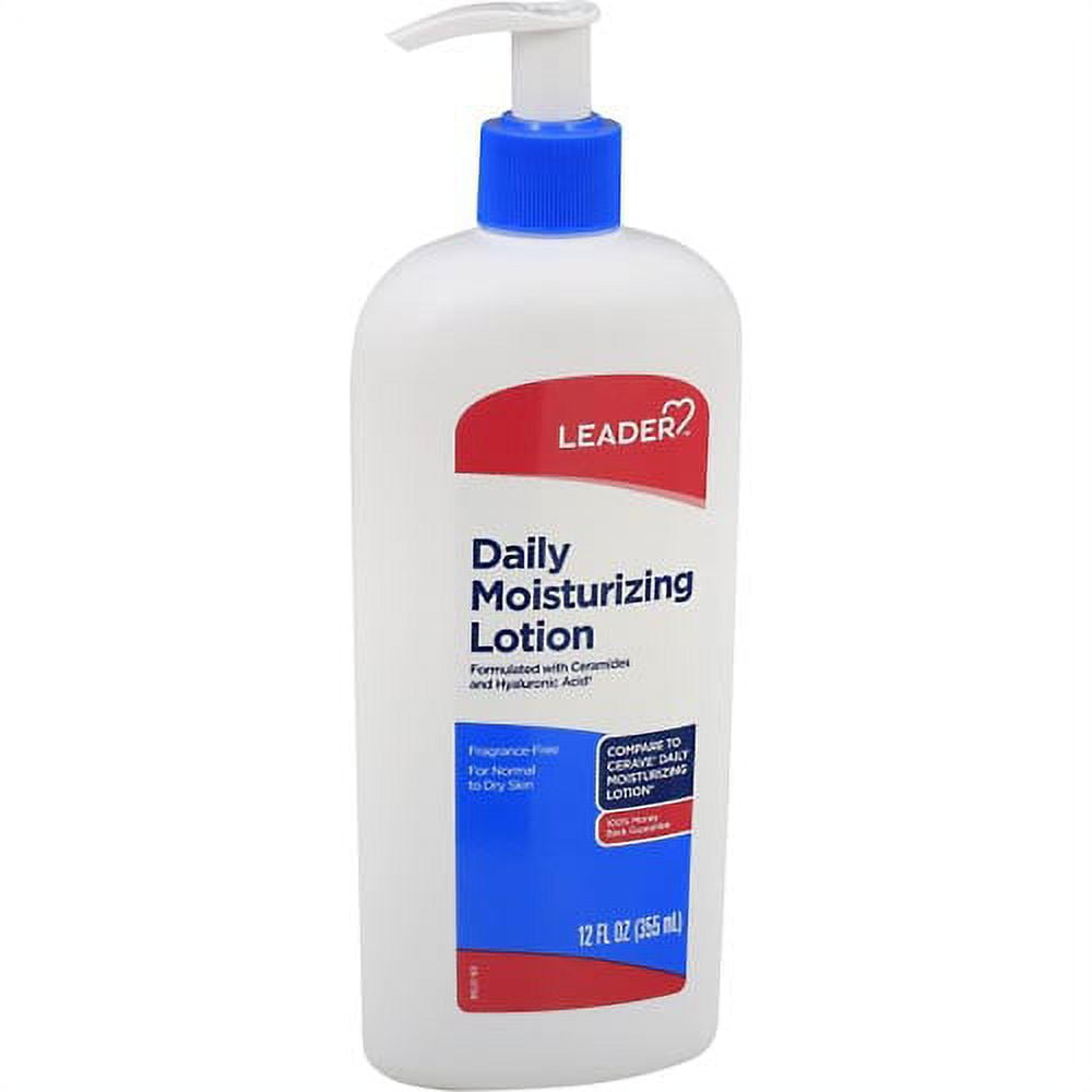 Leader Fragrance Free Daily Moisturizing Lotion for Normal to Dry Skin ...
