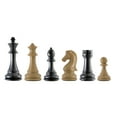 Wood Expressions, Inc. Bobby Fischer Set, Faux Wood Chess Pieces, 4.25 ...