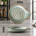 Reactive Gray 1 Ceramic Spoon Rest For Kitchen Counter Stove Top ...