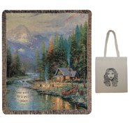 Heaven 50" x 60" Inspirational Tapestry Throw Blanket & Angel Tote ...