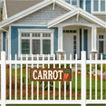 Carrot Tin Decor 16*4 Inches "CARROT" Farm/Kitchen Wall Art - Retro ...