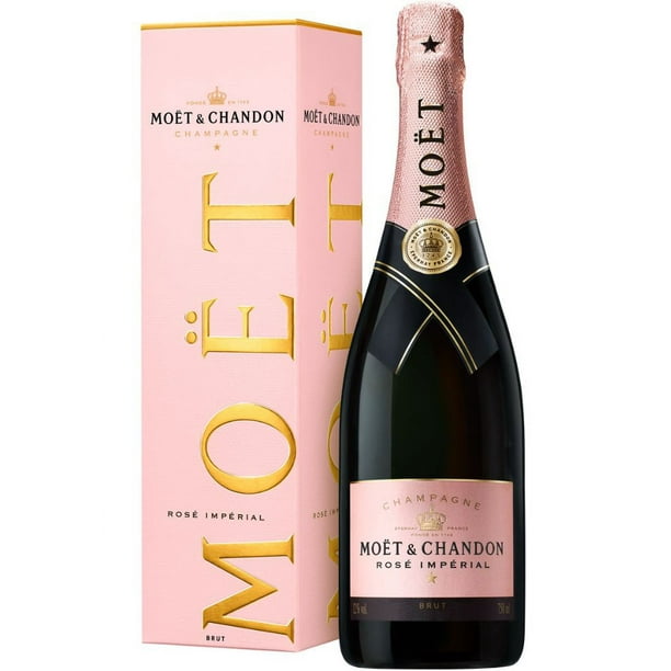 Champagne Moët Chandon Rose Impérial Con Estuche 750 ml | Bodega Aurrera en línea