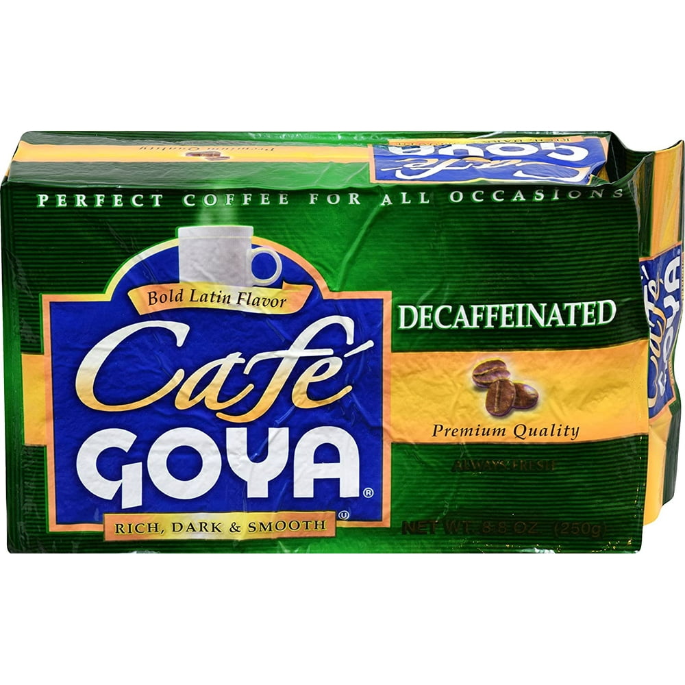 Goya Foods Brick Pack Decaf Coffee, 8.8-Ounce - Walmart.com - Walmart.com