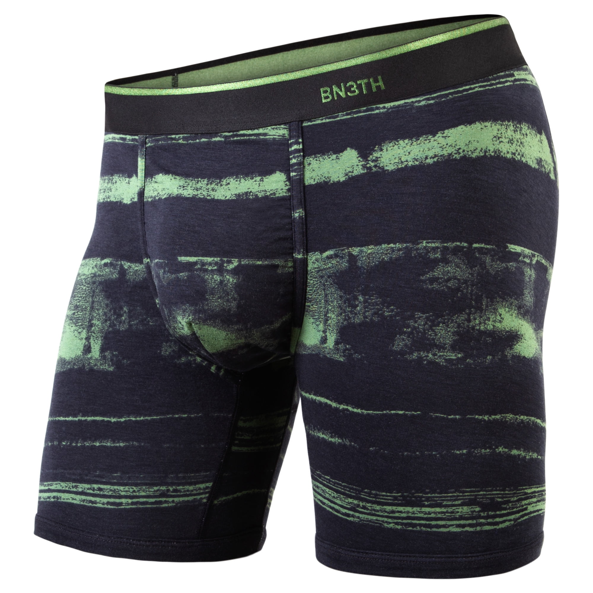 BN3TH Men's Classic Boxer Brief-Prints Collection (Distripe Green, XX ...
