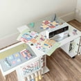 DreamStation Deluxe Sewing Cabinet with Electric Lift, Folding Craft ...
