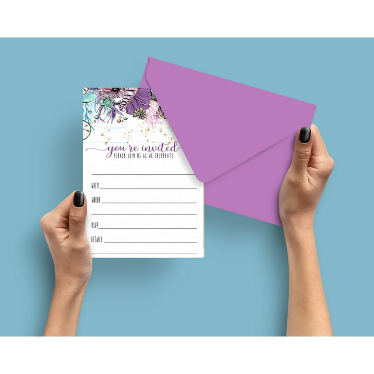 Blank Invitation Card Design