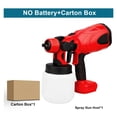 800ML Cordless Electric Spray Gun Portable Paint Sprayer Auto Furniture ...