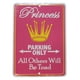 Princess Parking Sign (crown) - Walmart.com