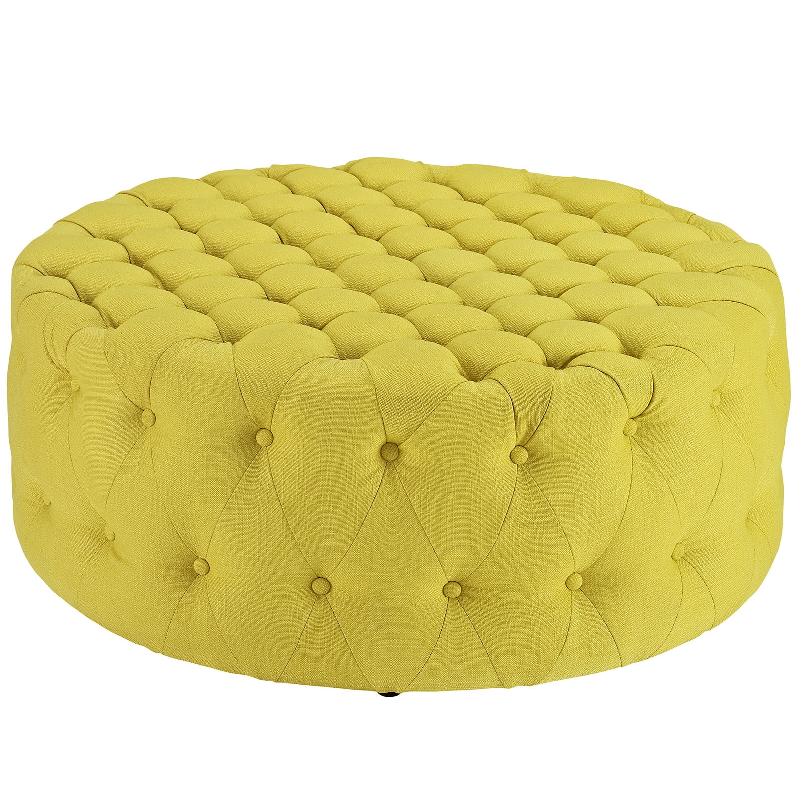 Modern Contemporary Urban Design Living Lounge Room Ottoman, Yellow ...