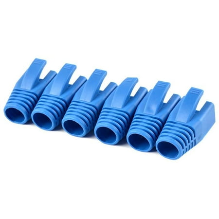 50 Pcs Cat6 Cat6A Cat7 Strain Relief Boot, RJ45 Plug Connector Cover ...