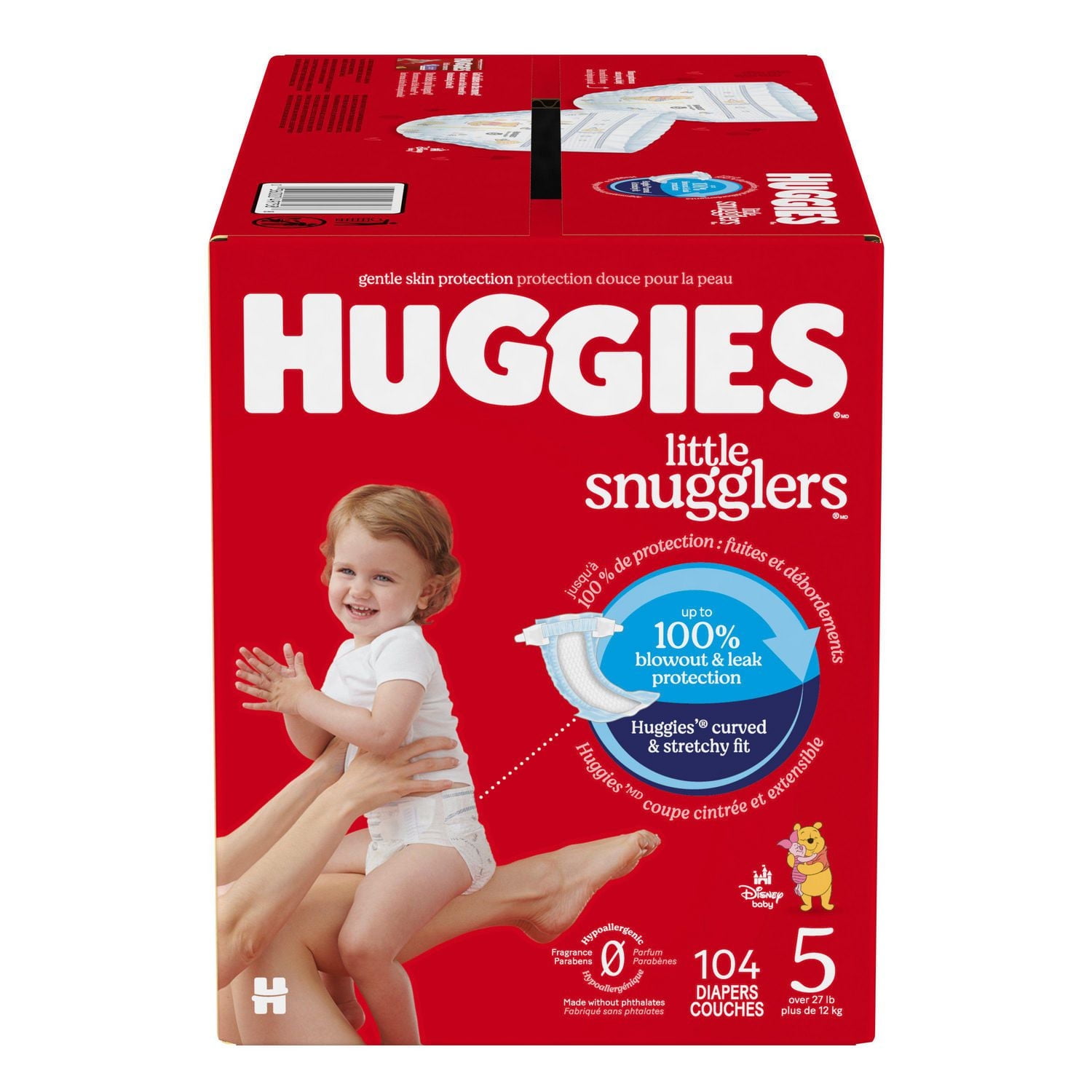Huggies Little Snugglers Baby Diapers, Mega Colossal Pack, Size NB-5 ...