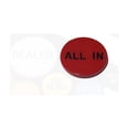 2-Sided Texas Hold'em Poker 2" All In Button, Red wth Black Lettering ...
