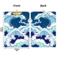 Blue Sea Waves Acrylic Clipboard Drawing Board with Hook Writing Pad ...