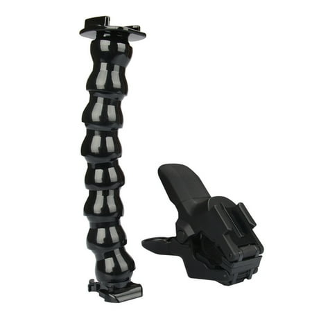 Outdoor Bicycle Clamp Mount Action Camera Bracket ABS With Gooseneck ...