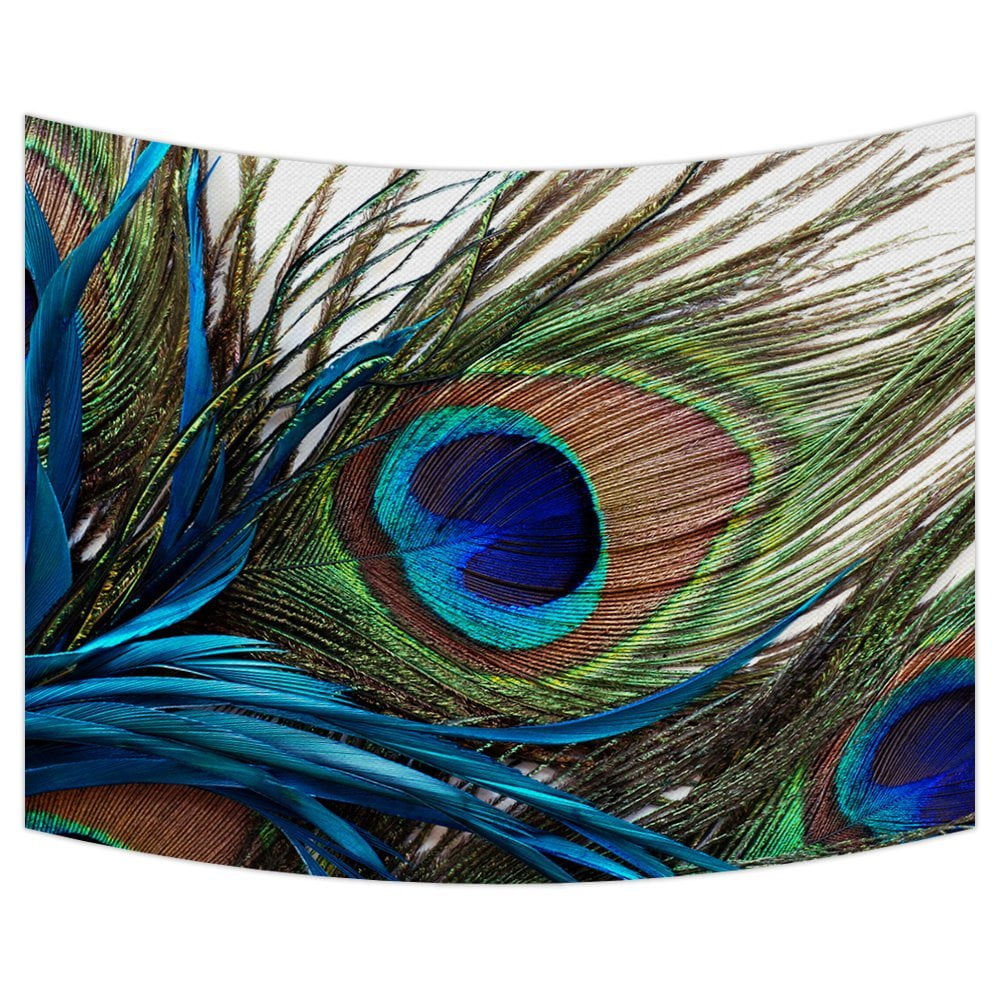 Gckg Peacock Tapestrypeacock Wall Hanging Wall Decor Art For Living Room Bedroom Dorm Cotton