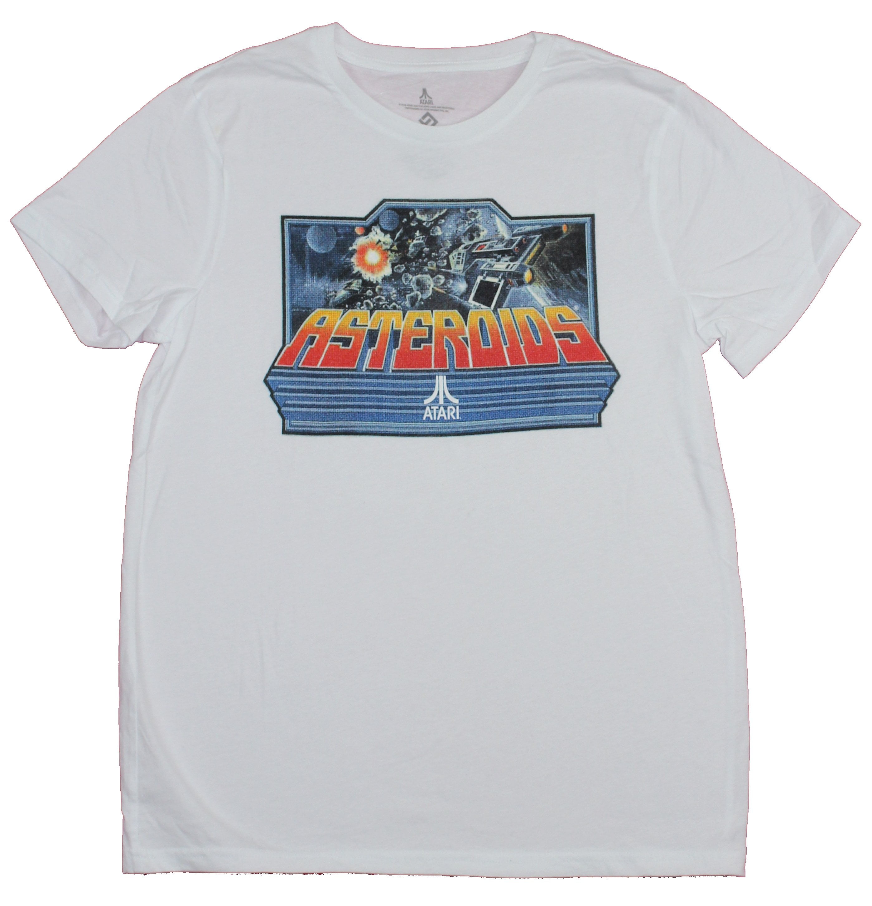 Asteroids Mens T-Shirt - Atari Arcade Art Framed (Small) - Walmart.com