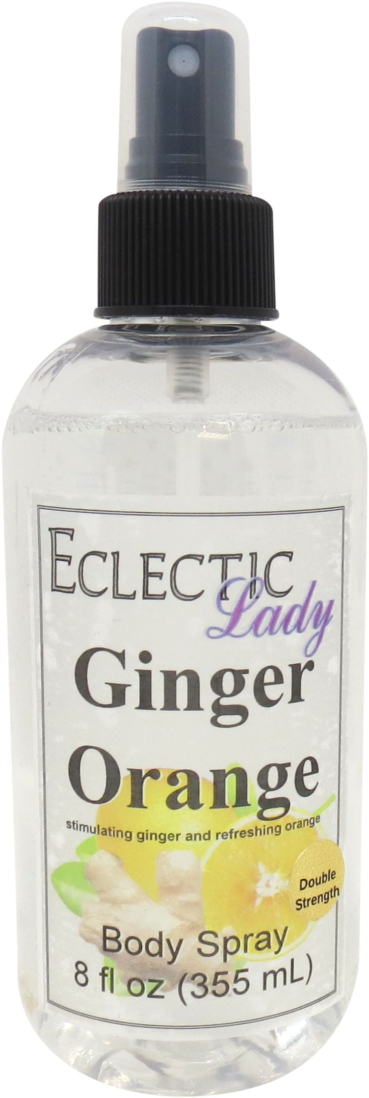 Ginger Orange Body Spray, Eclectic Lady, Hydrating Mist, Unisex (Double ...