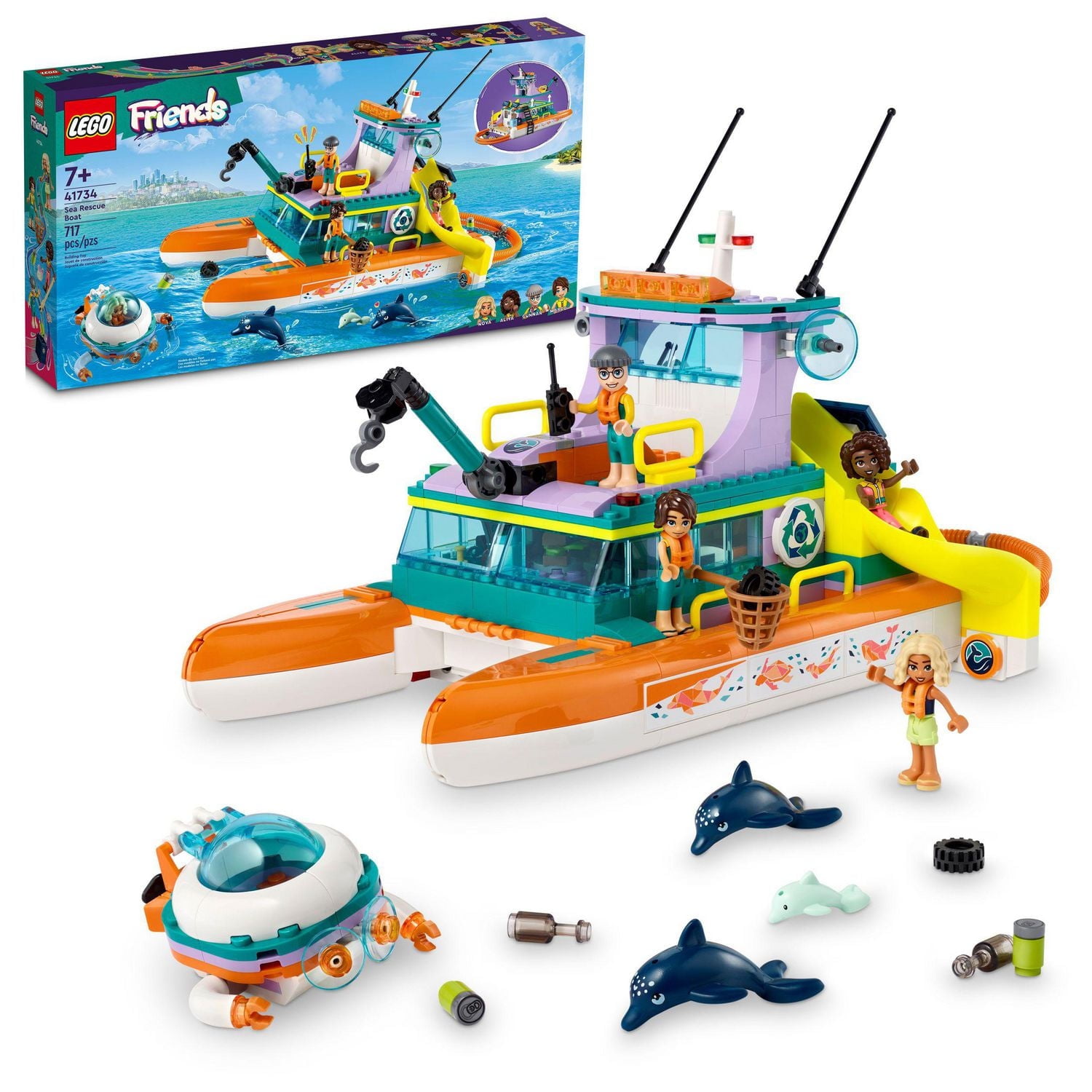 Click here for Lego Friends Sea Rescue Boat 41734 Building Toy Se... prices