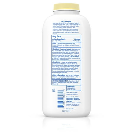 Johnson & Johnson Powder Medicated Zinc Oxide - 15 Ounce | Walmart Canada