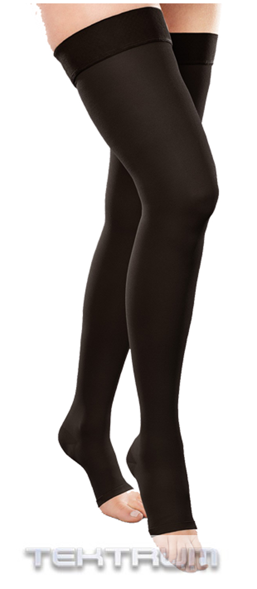 Tektrum - A Pair of Thigh High Firm Graduated Compression Medical ...