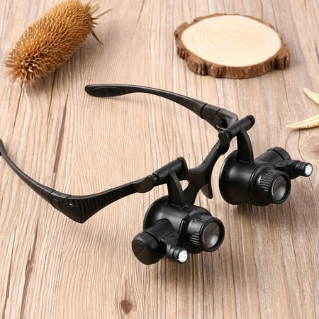 Left/right Double Eye Watch Repair Magnifier Loupe Jeweler Magnifying ...