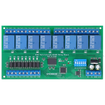 Rail Box Relay Din35 Rail Box Rs485 Relay Plc Expansion Board Relay 8 Input 8 Output RS485 DIN35 ...