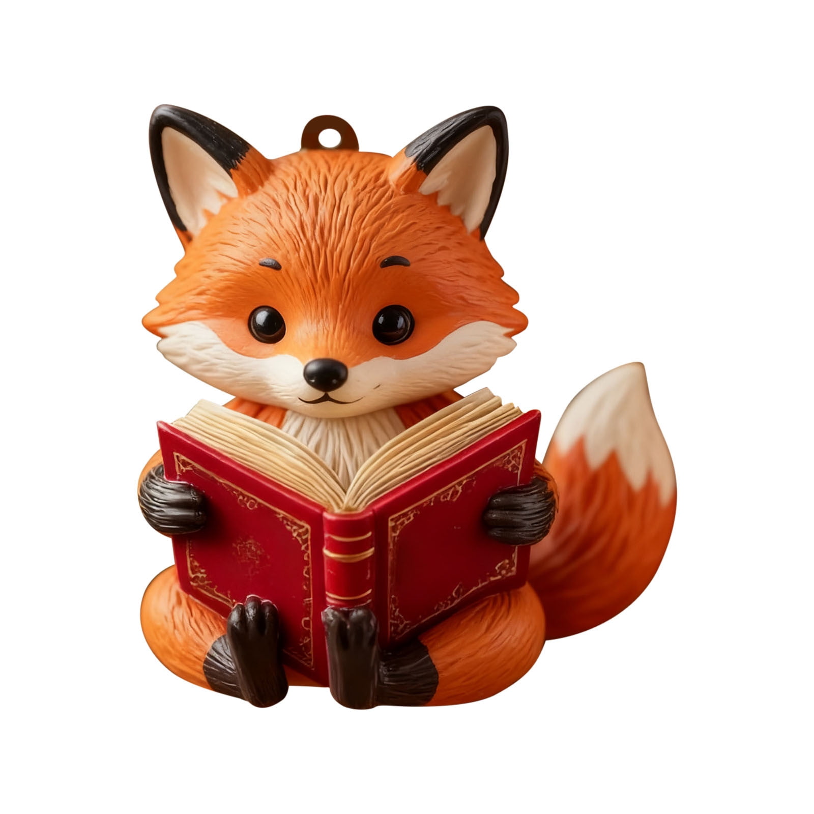 Click here for Grannys Best Reading Fox Ornament Christmas Forest... prices