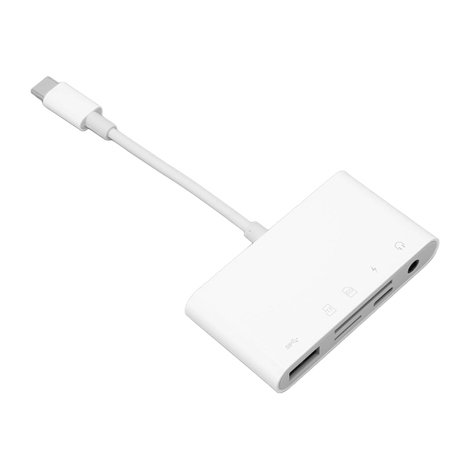 Estación de acoplamiento USBC, adaptador multipuerto USBC 5 en 1 de ...