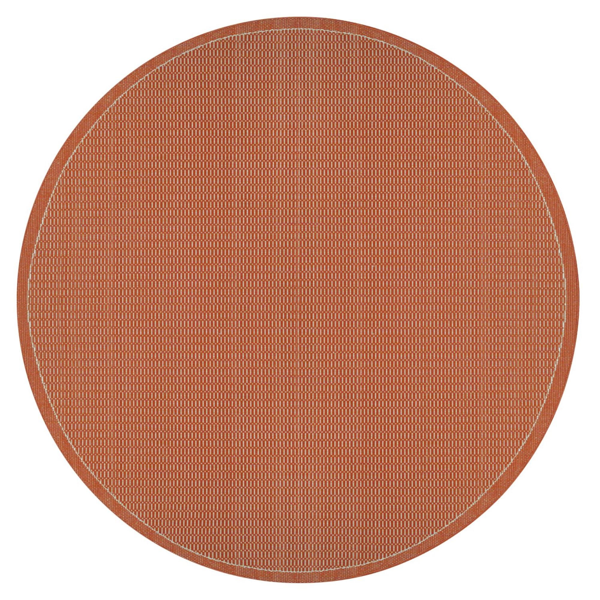 Couristan Recife Saddle Stitch Indoor /Outdoor Area Rug, Terracotta ...