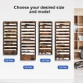 12-Tier Hanging Wall File Organizer - Folding Mounted Mail Document ...