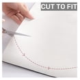 24"x24" Washer Dryer Cover - Non-Slip Washing Machine Top Mat, Cut-to ...