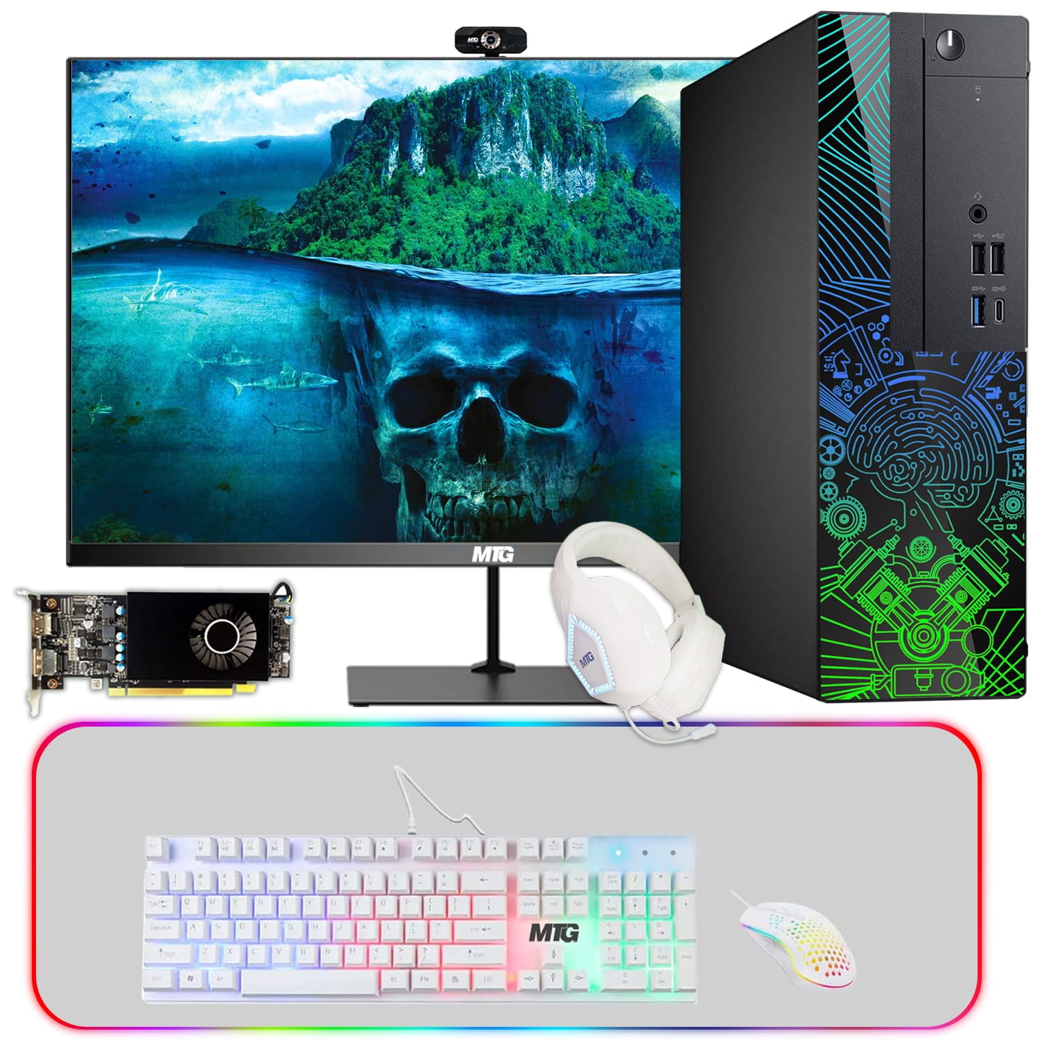Restored Lumos 8 Gaming Desktop PC,Intel Core i5 7th Gen,16GB RAM,2TB ...