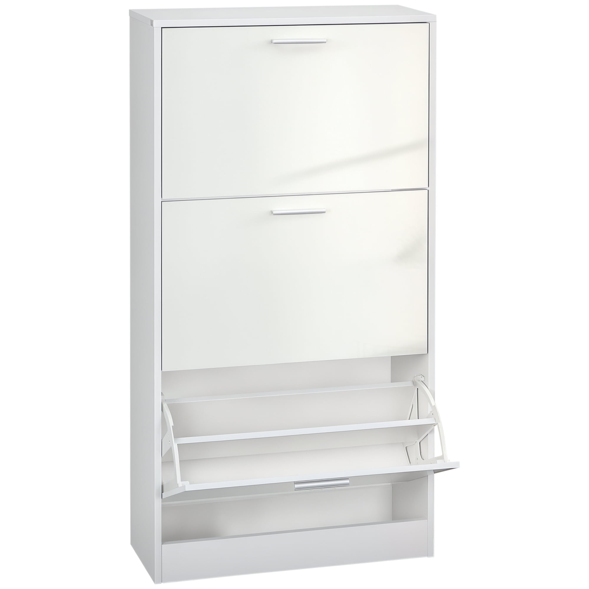 Click here for Homcom Narrow Shoe Storage Cabinet With 3 Flip Dra... prices
