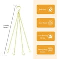 6 Pack, 23 Inch Hanging Baskets Chain, Gold Hanging Chains with Hooks ...