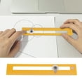 BIMZUC 2-in-1 High Accuracy Student Math Geometry Drawing Compass Ruler ...