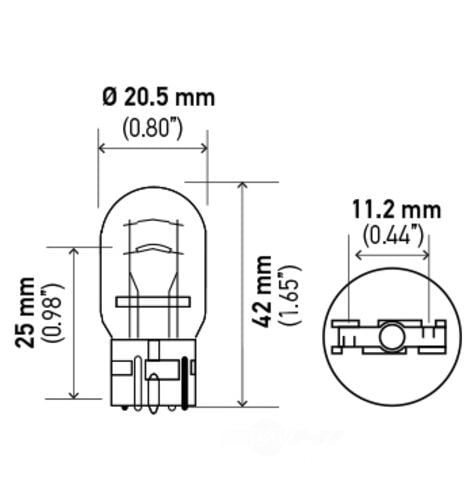 Hella 7443 Hella Tail Light Bulb - Walmart.com